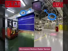 Motion Sensor with Forklift Direction Recognition for Warehouse Automatic Doors