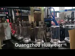 Behälter aus Kunststoff mit Wandwand von Lebensmittelwertschöpfung, runde Glasflaschen aus Kunststoff mit Tortillo-Tappe