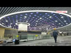 customized led ring pendant light cr3600 circle hanging ceiling light