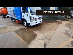 4x2 isuzu kv600 130hp eu 5 high pressure road sweeper truck