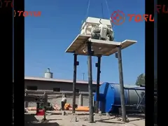 hzs65 concrete batching plant 65m3/h capacity