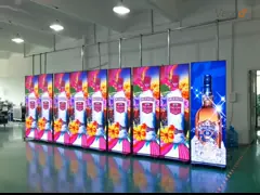 Light Source SMD LED Strips Poster Display Stand P2.5 Display Size 1920mm X 640mm
