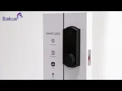 Control remoto Cerradura de puerta inteligente Cerrojo cerrado 4pcs Baterías AA para puerta de madera