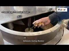 sus304 peanut burger coating machine 300kg/h automatic sugar coating machine