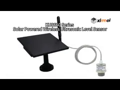 max.15m measurement range rs485 communication solar powered wireless ultrasonic level sensor kus-660