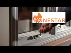 customized arched upvc casement window with thermal insulation wind load resistance