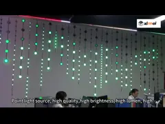 Outdoor permanent red green blue pixel light 40mm diameter point light source
