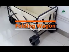 compact folding wagon cart adjustable collapsible wagon for outdoor camping