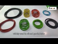 nbr / silicone /  / fkm rubber o rings as-568a standard with anti oil function