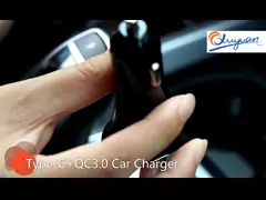 Qc3.0 pd schneller Ladegerät für Automobile Typ-c 38w OEM für Mobiltelefone Per i telefoni portatili è preferibile utilizzare un apparecchio di ricarica rapida.