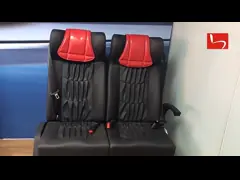 luxury tourist bus passenger seat with file pocket from factory