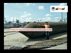 cb/t-3837 standard 1.5m x 15m marine rubber airbags for vessel lifting