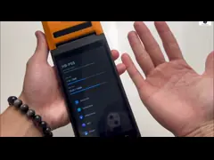 battery android nfc pos machine 58mm printer with google play pre installed