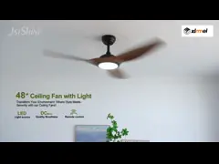 decorative 48 inches plastic ceiling fan indoor modern dc motor
