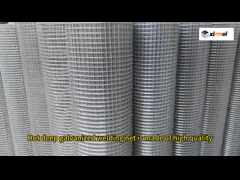 hot dipped galvanized welded wire mesh 14 16 gauge  free sample offered