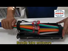 Sistema de fibra soprado por ar Instalação usual Fecho T de carga pesada