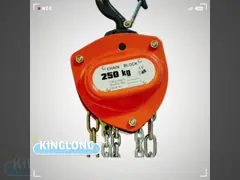 30t warehouse lifting hoist hand operated carrying chain pulley block