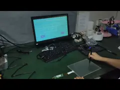 10.4 인치 4 와이어 저항성 터치 화면 ITO 필름과 ITO 유리 층으로 EMI 면역