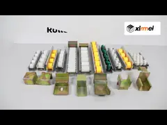 assemble line galvanized skate wheel conveyor rails anti - corrosion