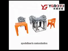 High Efficiency Rotational Aluminum Chair Mold , Custom Polyethylene Cooler Rotomolding