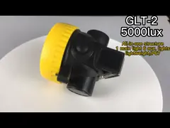 Lampade di montagna ricaricabili senza cavo con peso inferiore a 5000 lux 3,7 v 2,6 ah ip67