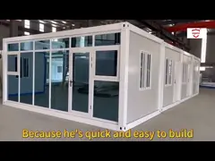 rainproof folding container house customization fold out shipping container house
