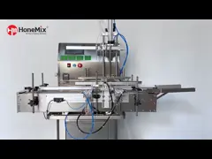 liquid detergent 4 nozzles liquid magnetic pump filling machine
