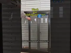 Bloqueo de ventana corredera de PVC de doble acristalamiento