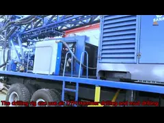 truck mounted water well drill rig with mud pump 500m hydraulic water well drilling machine
