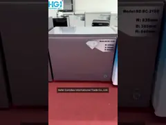 Congelador de cristal comercial del escaparate del pecho del helado del color blanco de 478 litros