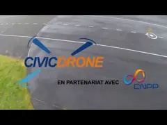 industrial uav drone for the protection of the environment from the danger that the rotating blades