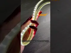Lâmpadas LED de cor única 2835 de engenharia 60 luzes/m Lâmpadas flexíveis à prova d'água ao ar livre
