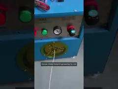 thermocouple production equipment ss tube automatic groove rolling machine