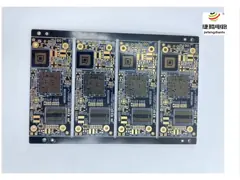 Tavola di circuito ibrido a seta bianca 0.1 mm Spaziatura minima tra le linee per la macchina laser