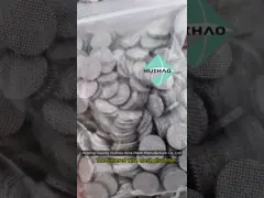 sintered wire mesh discs filter 1-5mm 1-300 micron