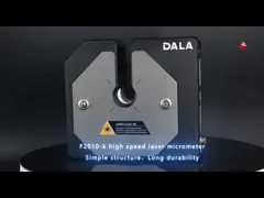 Micrómetro láser de doble eje de ovalidad portátil 0.2mm-10mm Medición de alambre