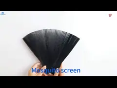 Pantalla gris los 2.4m los x 30m de la mosca del Plisse del poliéster 18m m para la ventana de desplazamiento