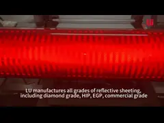 EGP / Diamante di grado di alta visibilità Micro-prismatico film riflettente / foglio per segnale di sicurezza stradale personalizzato