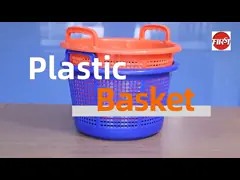 Plastic Shrimp Basket Stackable Storage Ventilated Seafood Basket plastic with handle