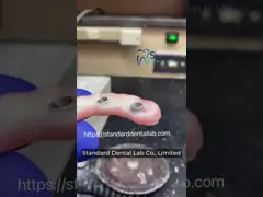 screwed all on 6 full zirconia bridge dental high accuracy over ti base