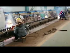 coal fired cfb hot water boiler manifold headers pipes for water / steam transfer