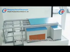 modern q235 q345 steel structure poultry house for efficient farming
