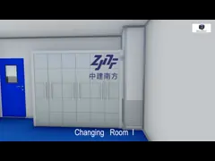 dust free booth portable clean room , iso 5 6 7 8 modular prefab clean rooms