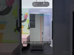 Acciaio rivestito 358L -86 gradi congelatore a temperatura ultra bassa con doppia porta