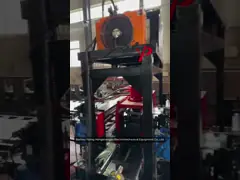 Macchina a vassoio per cavi completamente automatica Pressa idraulica Rivestimento antirrugine Tolleranza 0,1 mm