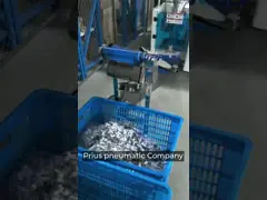 pl - g one touch push-in elbow pneumatic tube fitting nickel plate black colour