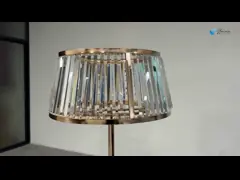 gold stand crystal shade centerpieces for wedding centerpieces