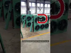 pitch air cooler condenser with aluminum material and cooling capacity depends on size