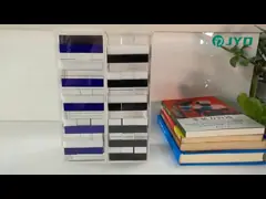 Op maat gemaakte acryl stapelblokken Ouder-kind educatief spel Domino bouw speeltje met 48 blokken voor stapeltoren