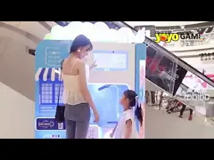 Full Automatically Small Flower Sugar Cotton Candy Vending Machine to Make Cotton Candy